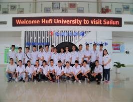 Ho Chi Minh City University of Food Industry students visiting Sailun ...